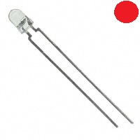 3mm Şeffaf Kırmızı LED - Robot Sepeti