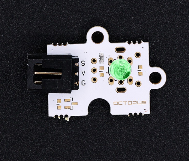 Elecfreaks Octopus 5mm LED Brick OBLED (Yeşil) - Robot Sepeti