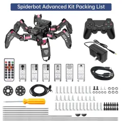 Hiwonder Spiderbot Hexapod Arduino Destekli Robot Örümcek Kiti ...