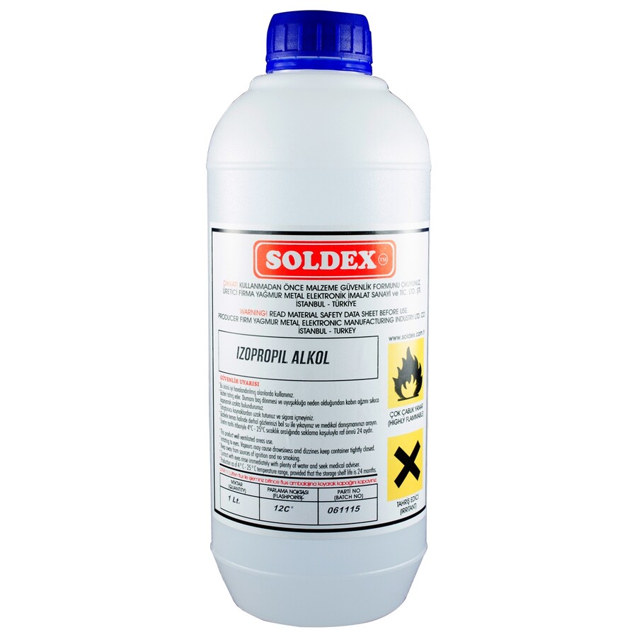 Soldex İzopropil Alkol (İPA) - 1 Litre - Robot Sepeti